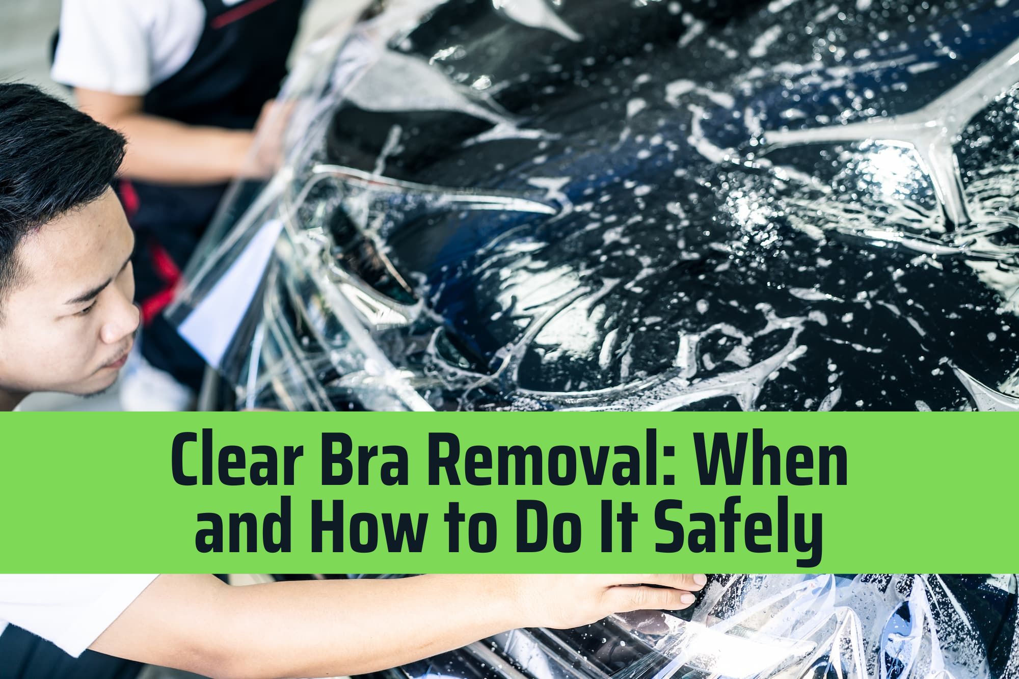 Clear Bra Removal: When and How to Do It Safely - Protech Detailing AZ