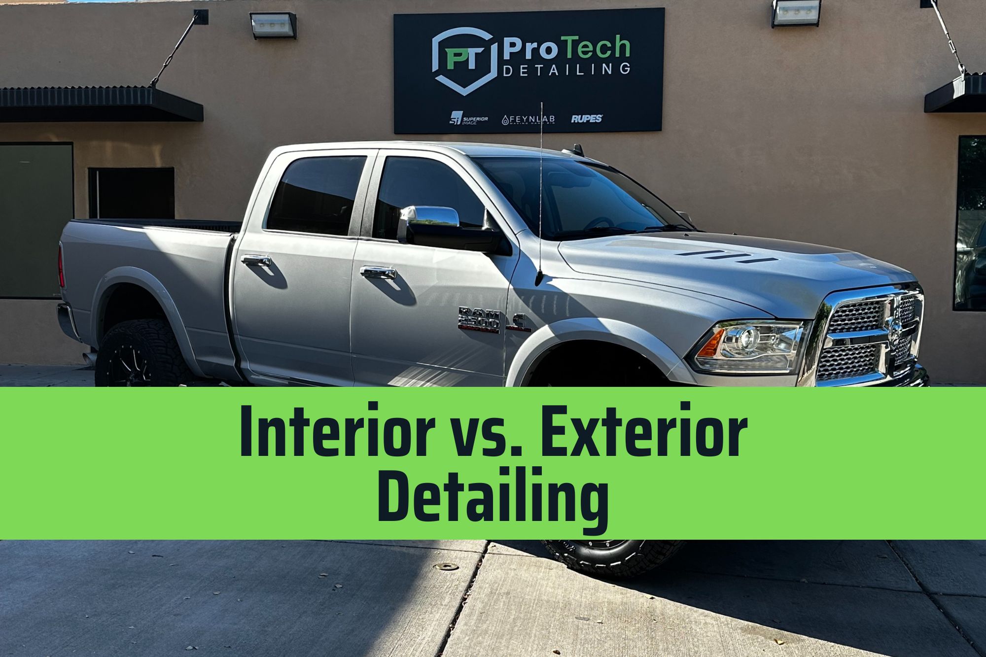 Interior vs. Exterior Detailing - Protech Detailing AZ